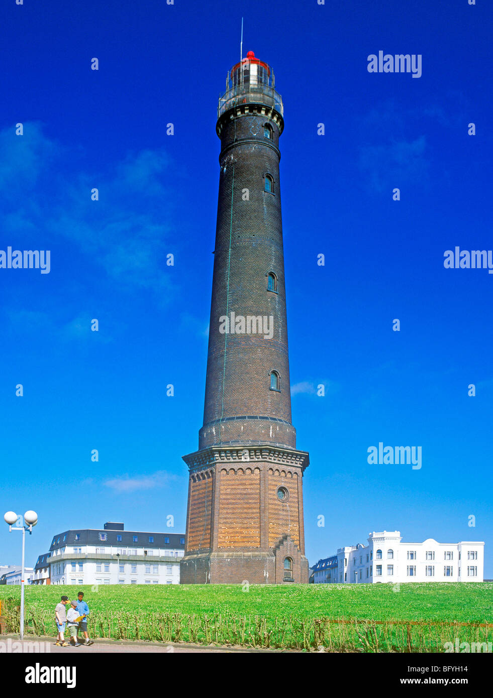 the so called New Lighthouse on Borkum Island, East Friesland, Lower ...