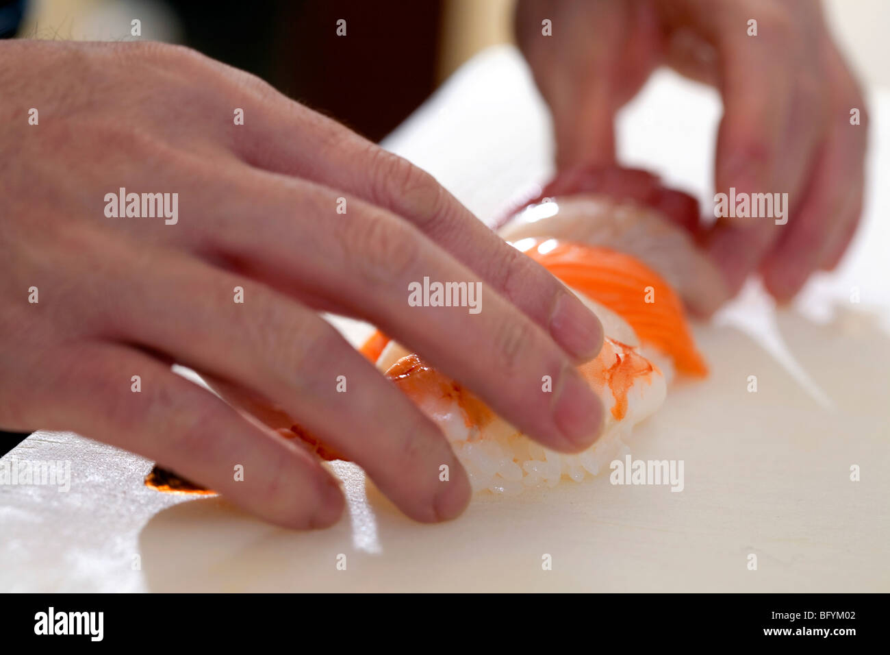 Chef japanese sushi image hi-res stock photography and images - Alamy