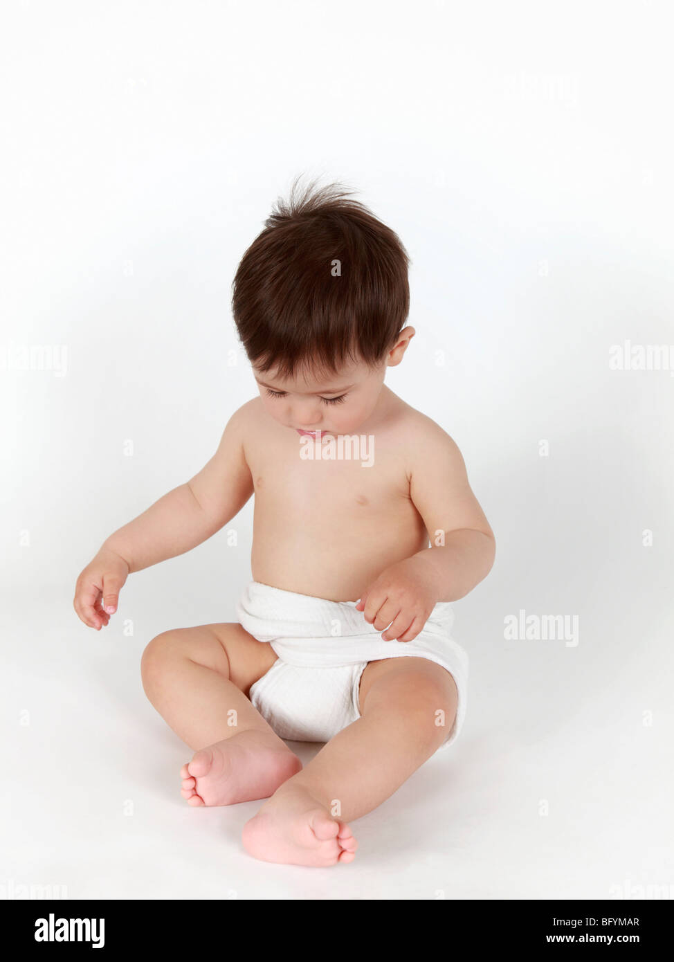 full body portrait of baby boy Stock Photo - Alamy