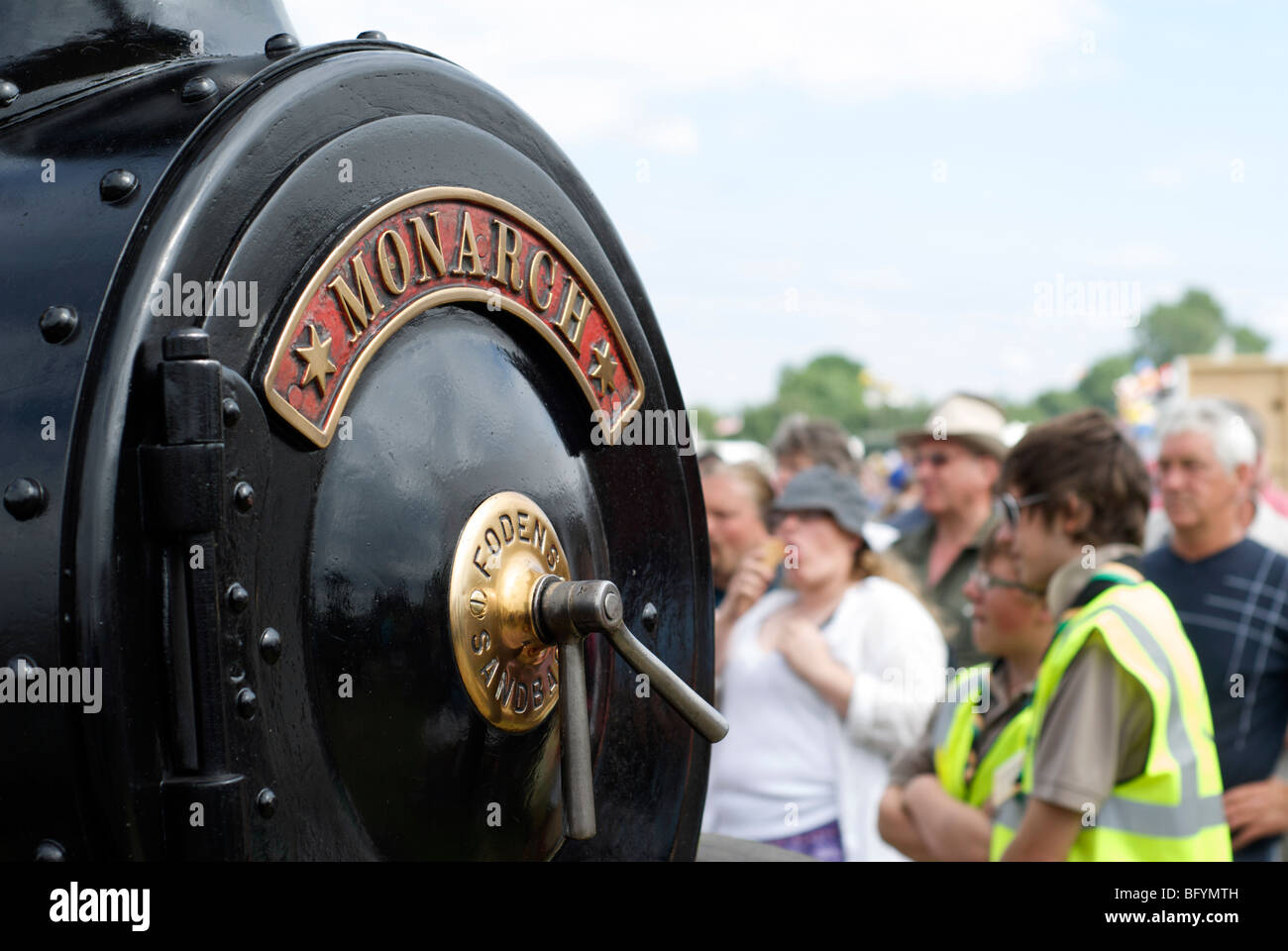 The front of Foden 3524 1913 MA 5502 Monarch 'Colonial' traction engine ...