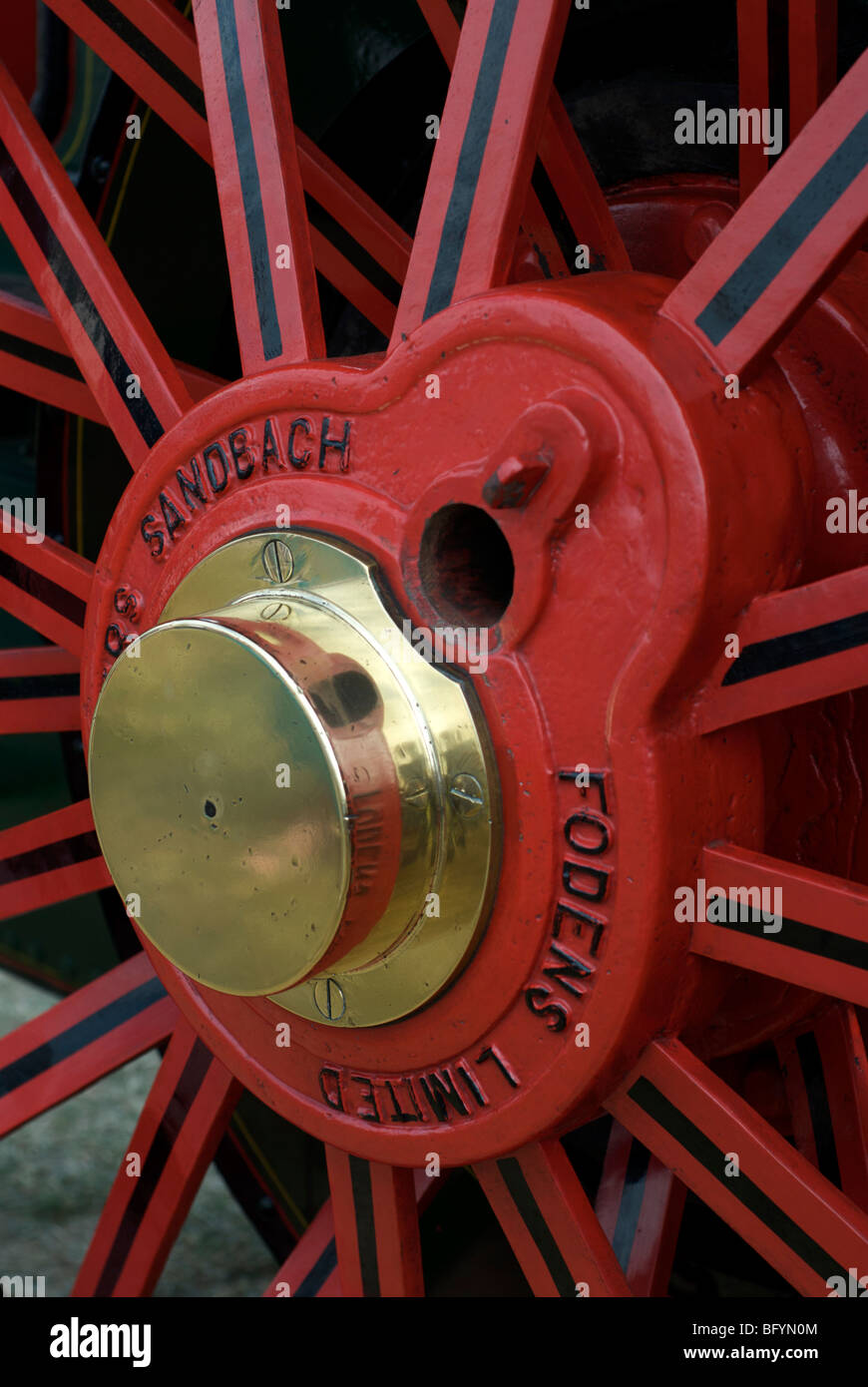 The wheel hub of Foden 3524 1913 MA 5502 Monarch 'Colonial' traction ...