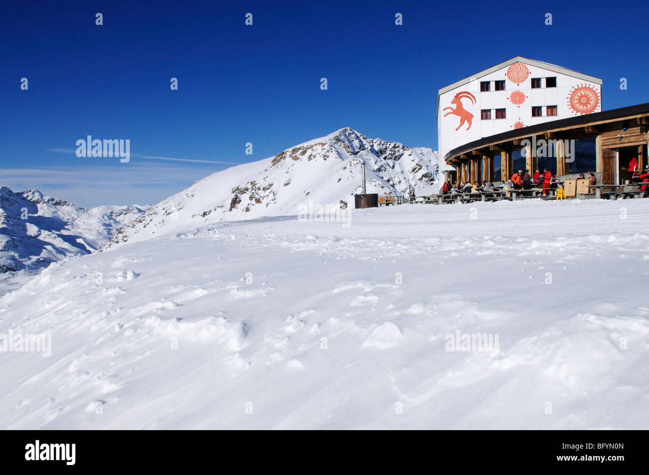 Chamaenna Hut, Diavolezza, St. Moritz, canton of Grisons, Switzerland ...
