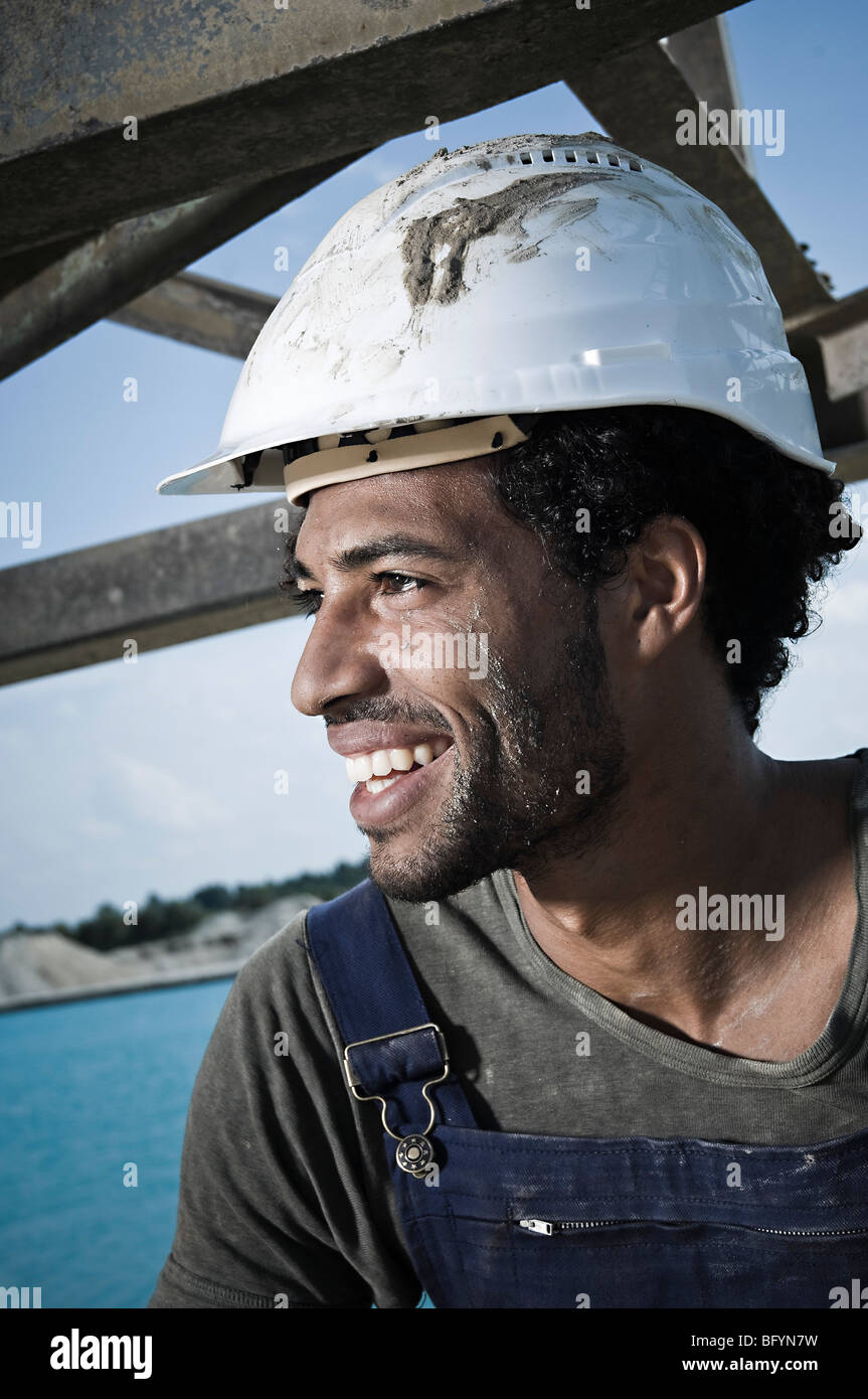 headshot of black worker Stock Photo - Alamy