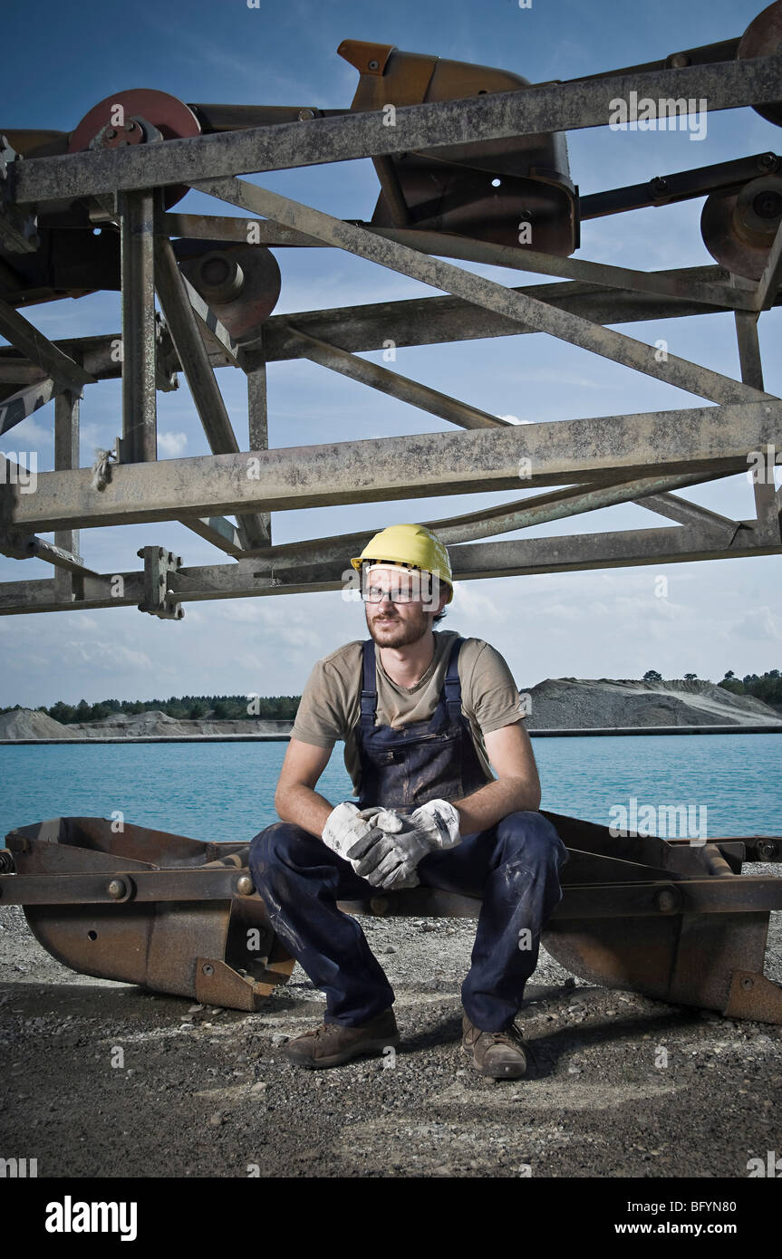 portrait of worker Stock Photo - Alamy