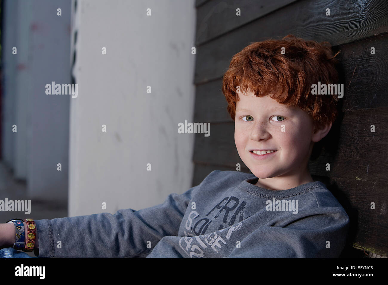 portrait of red haired boy Stock Photo - Alamy