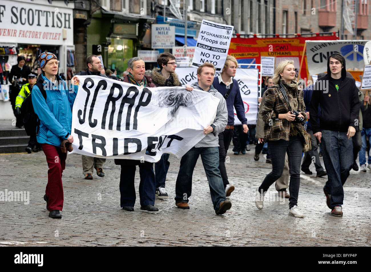Stop the war protest Stock Photo - Alamy