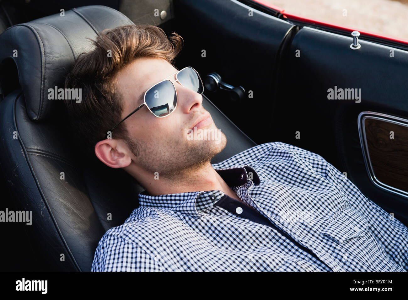 Man lying down on road hi-res stock photography and images - Alamy