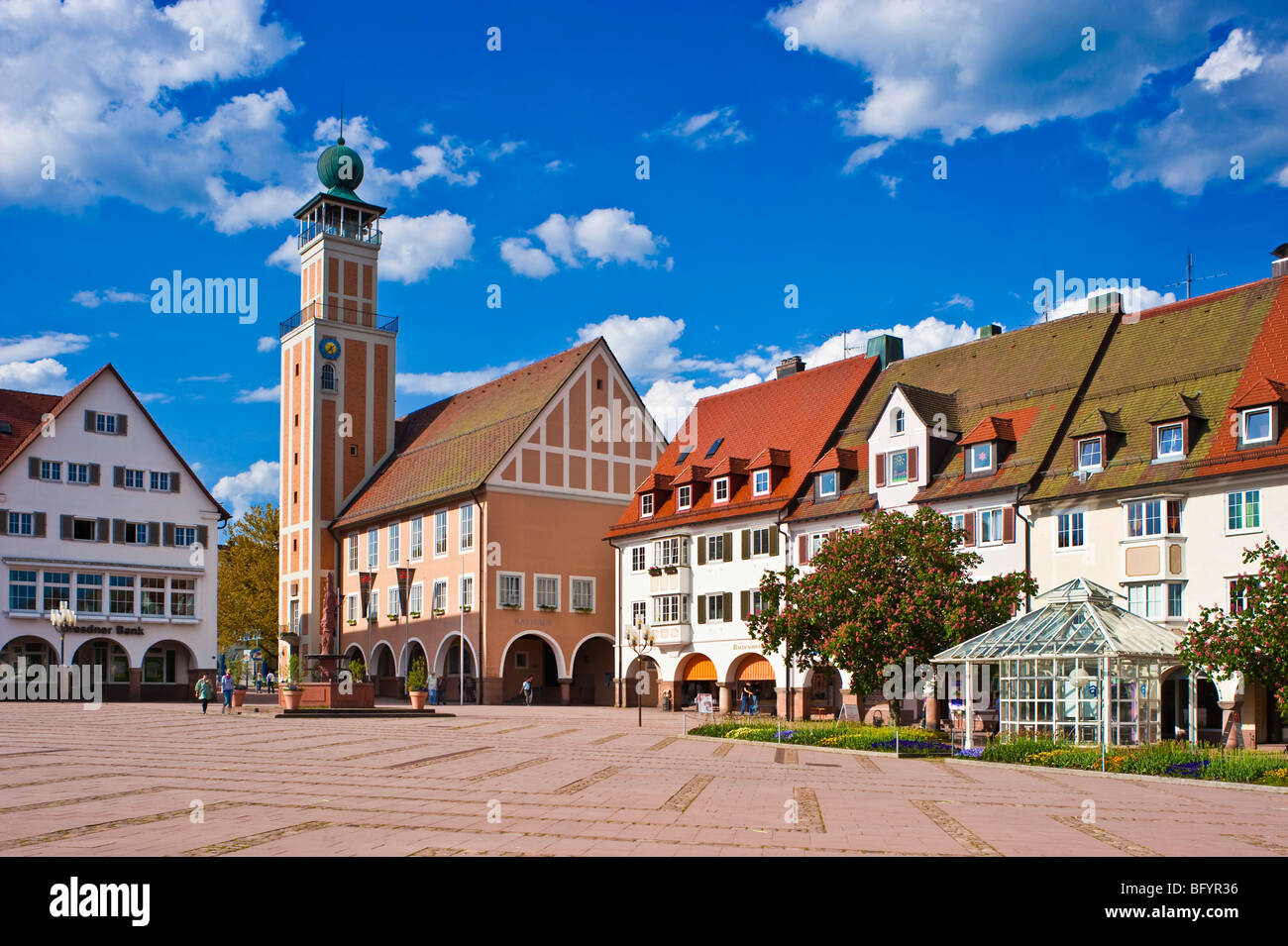 Market square town hall freudenstadt hi-res stock photography and ...