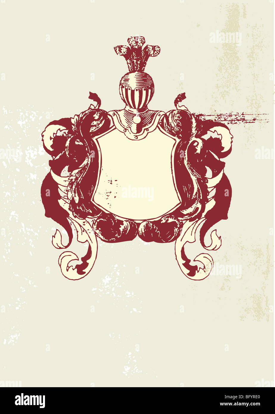 Coat of arms and the scroll hi-res stock photography and images - Alamy