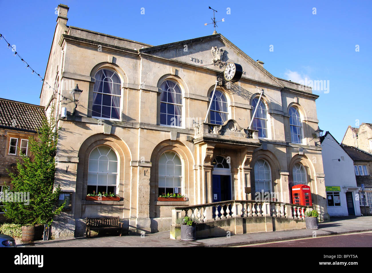 Town Hall, High Street, Corsham, Wiltshire, England, United Kingdom ...