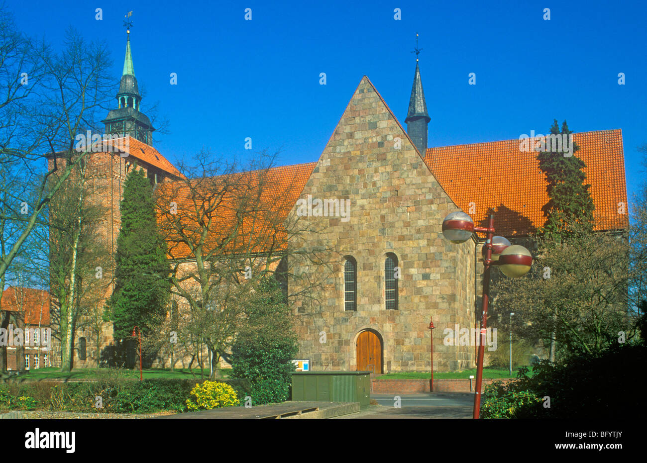 castle church at Varel, North Sea Coast, Schleswig-Holstein, Germany ...