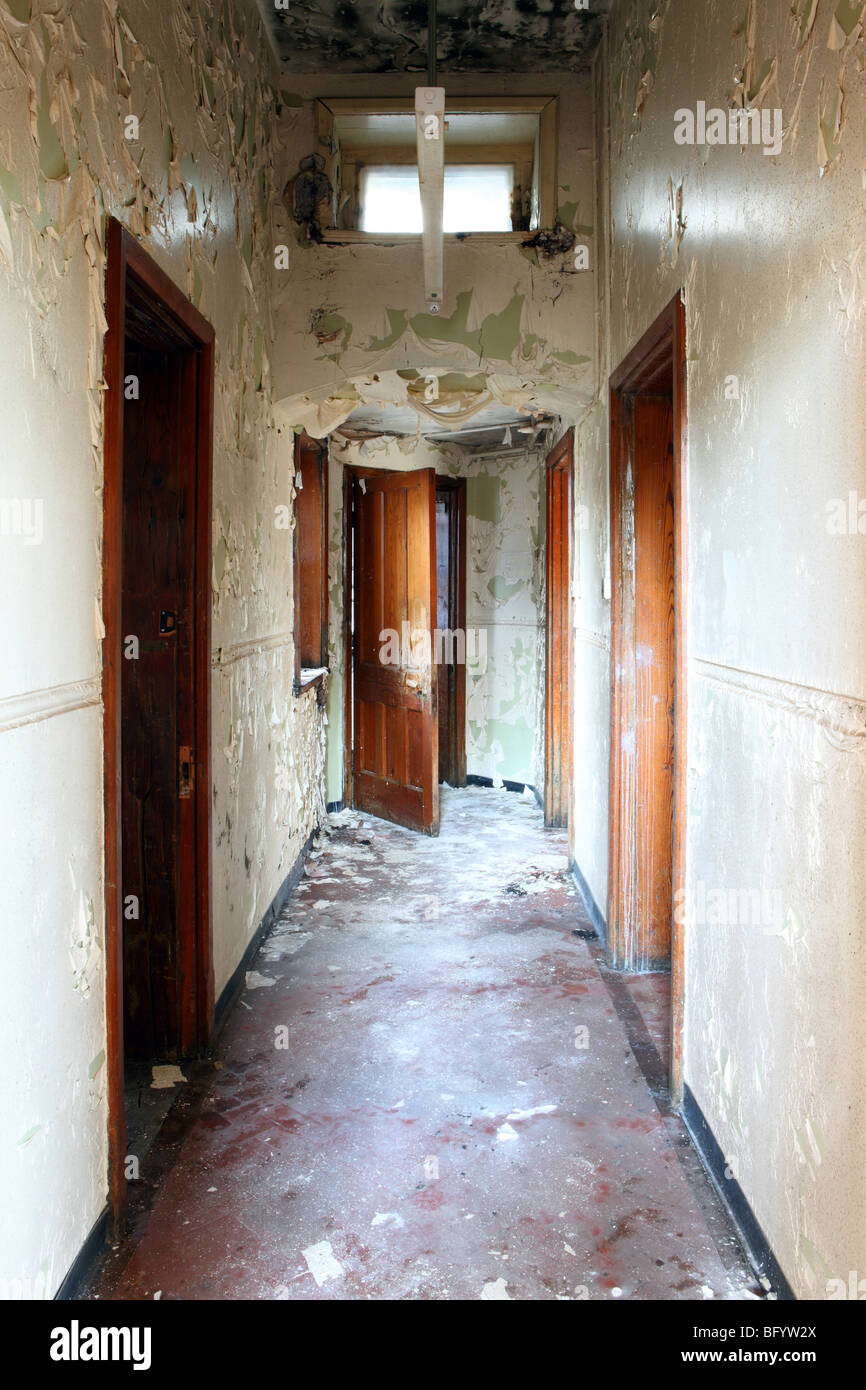 Abandoned Insane Asylum Hallway
