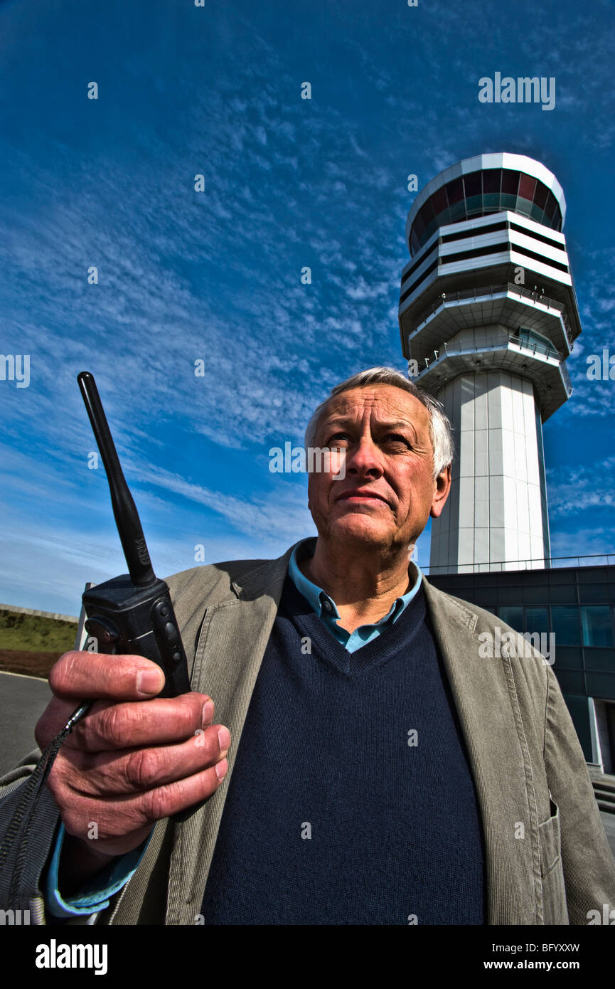airport control tower Stock Photo - Alamy