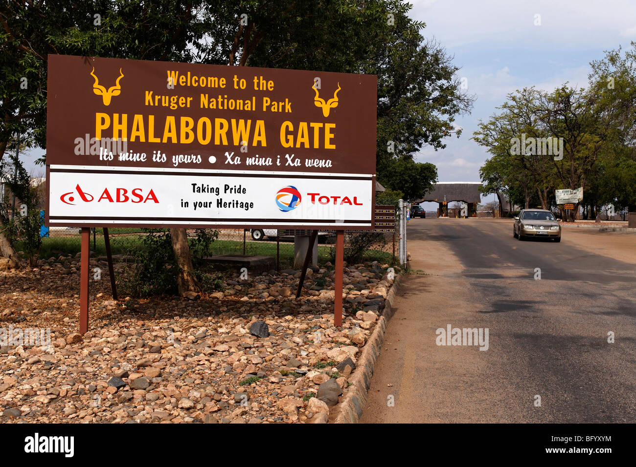 Phalaborwa Gate Kruger National Park South Africa Stock Photo - Alamy