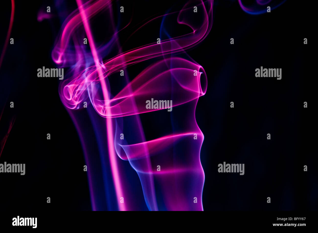 Colored Smoke, Studio Shoots Stock Photo - Alamy