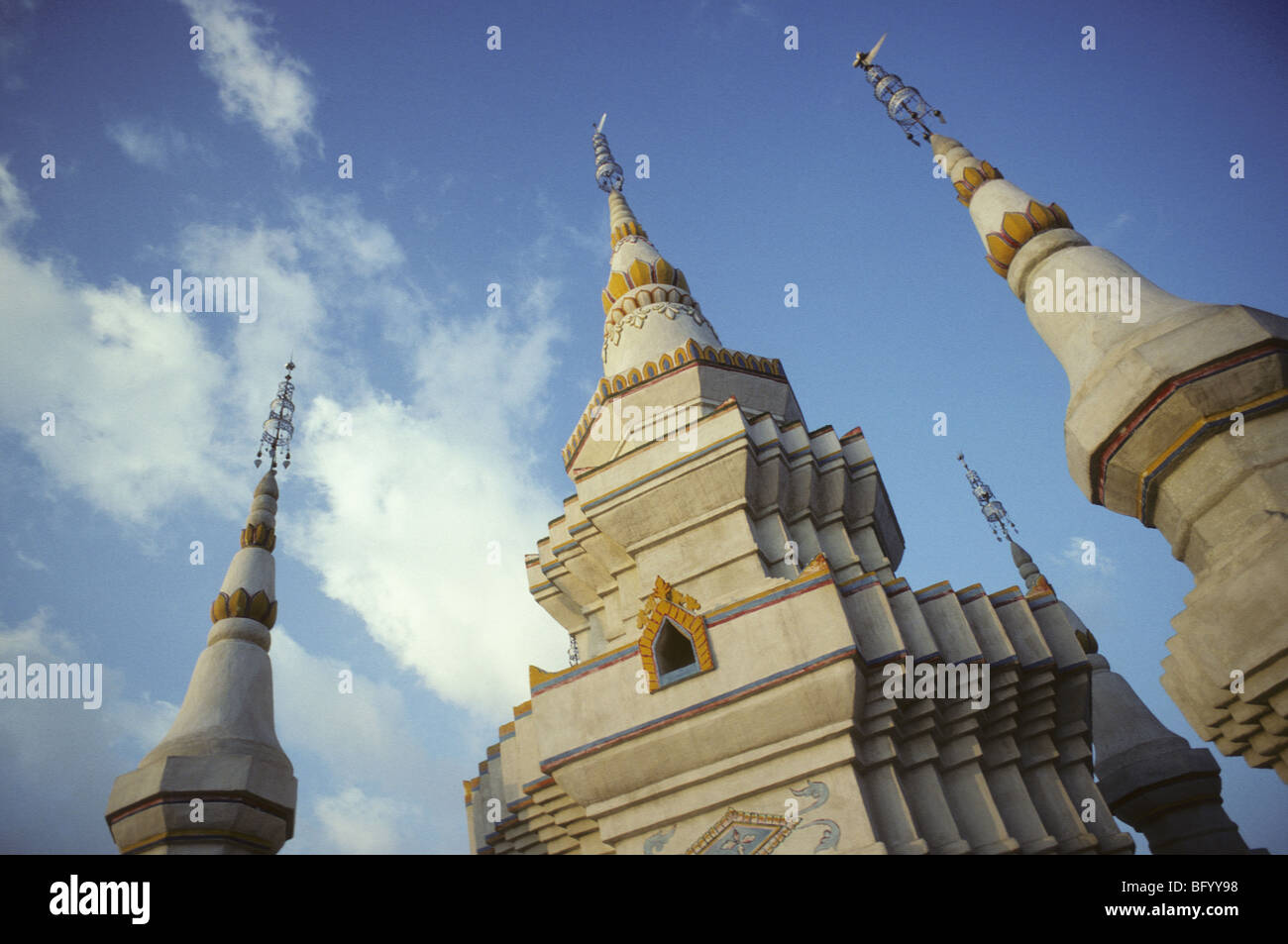 Buddhist temple in Menghai, Yunnan Province, China Stock Photo - Alamy