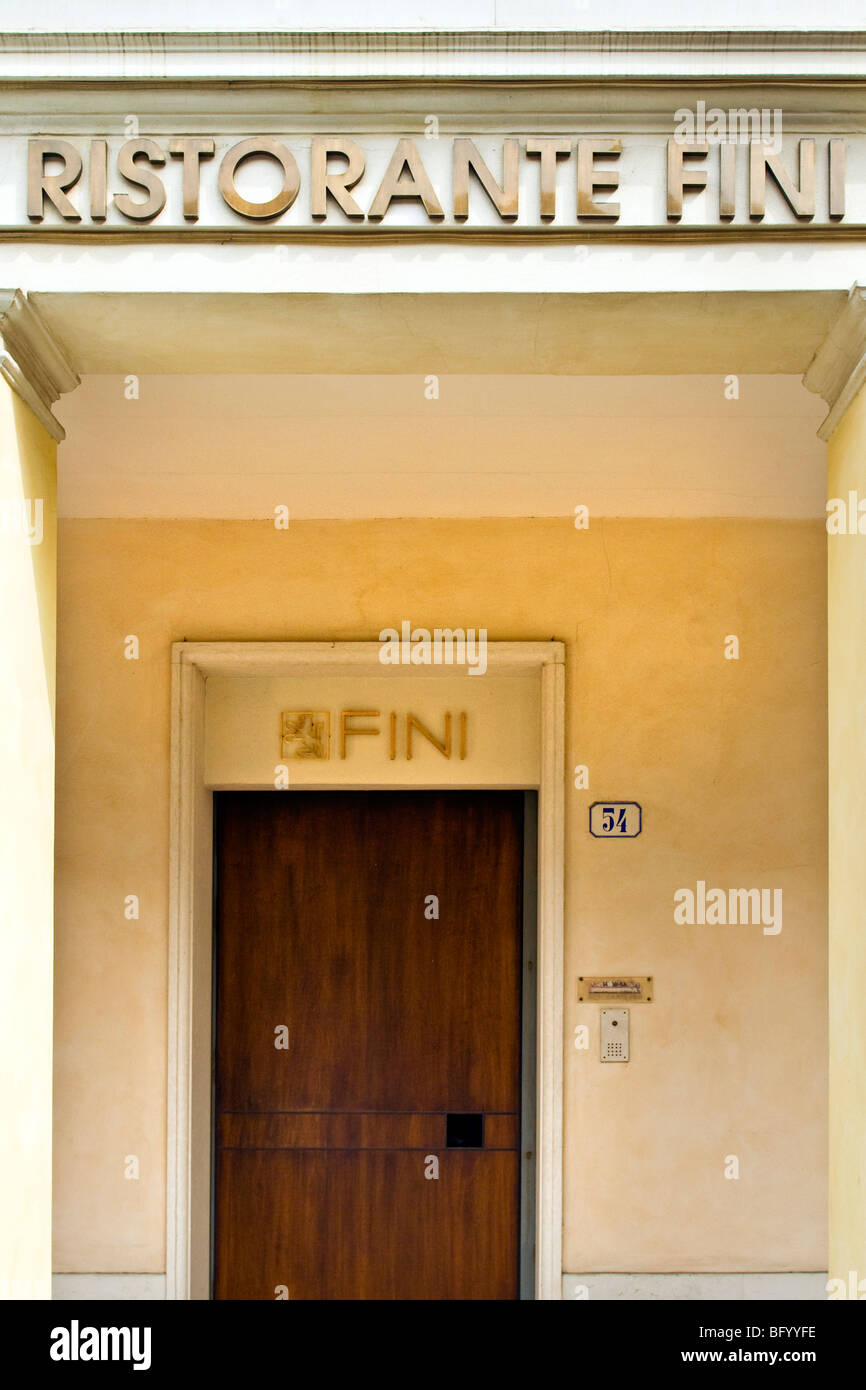 Fini restaurant, Modena, Italy Stock Photo - Alamy