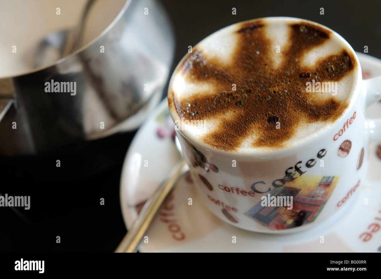 macchiato coffee, coffee shop, Haile Selassie Street addis ababa ...