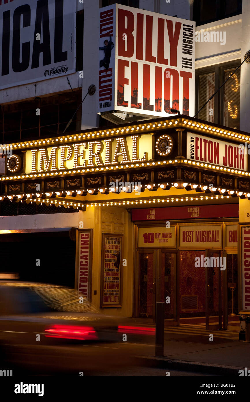 Broadway Theater Marquee, NYC Stock Photo - Alamy