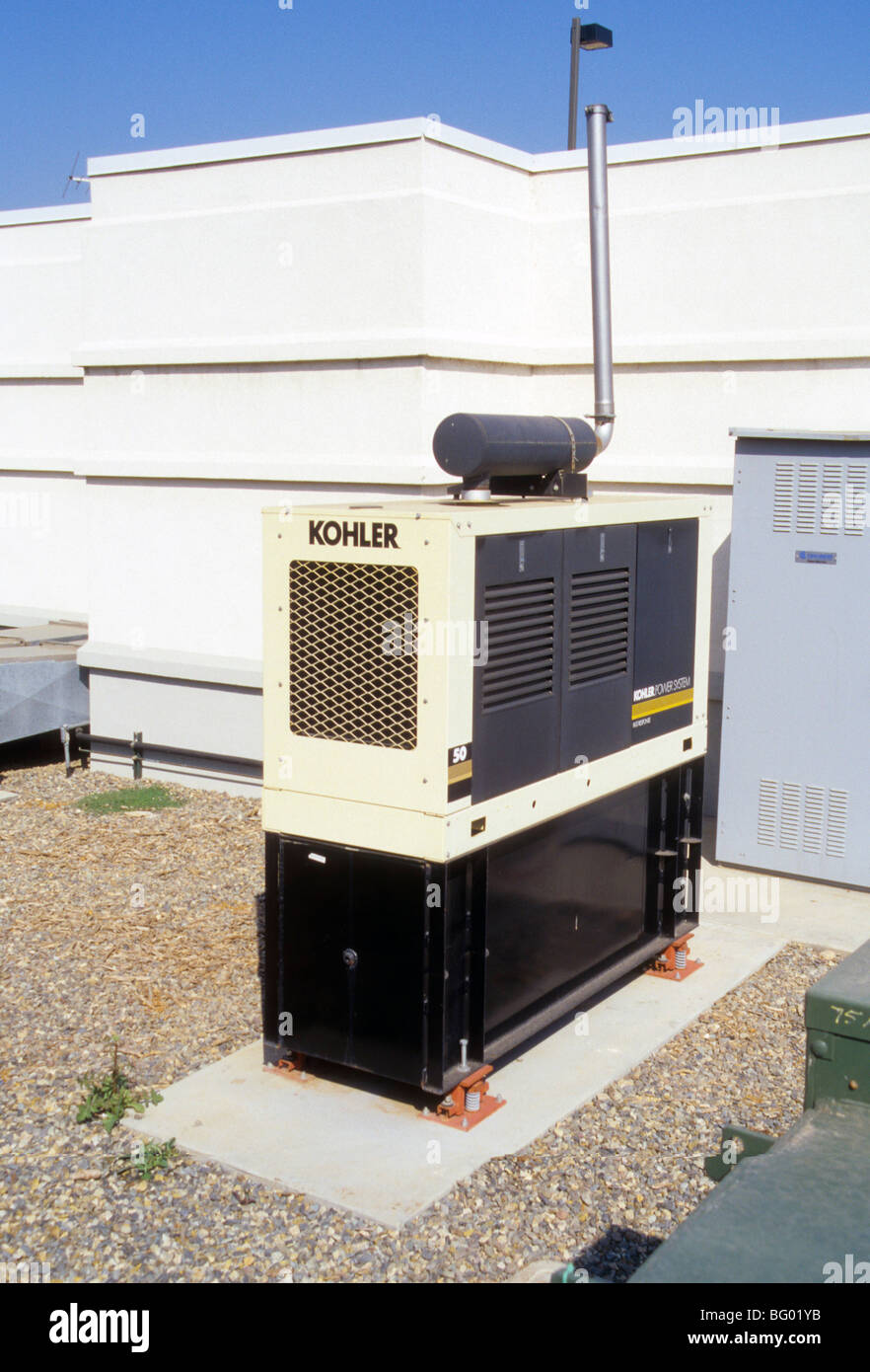 power plant automatic emergency stand-by energy safe Stock Photo - Alamy