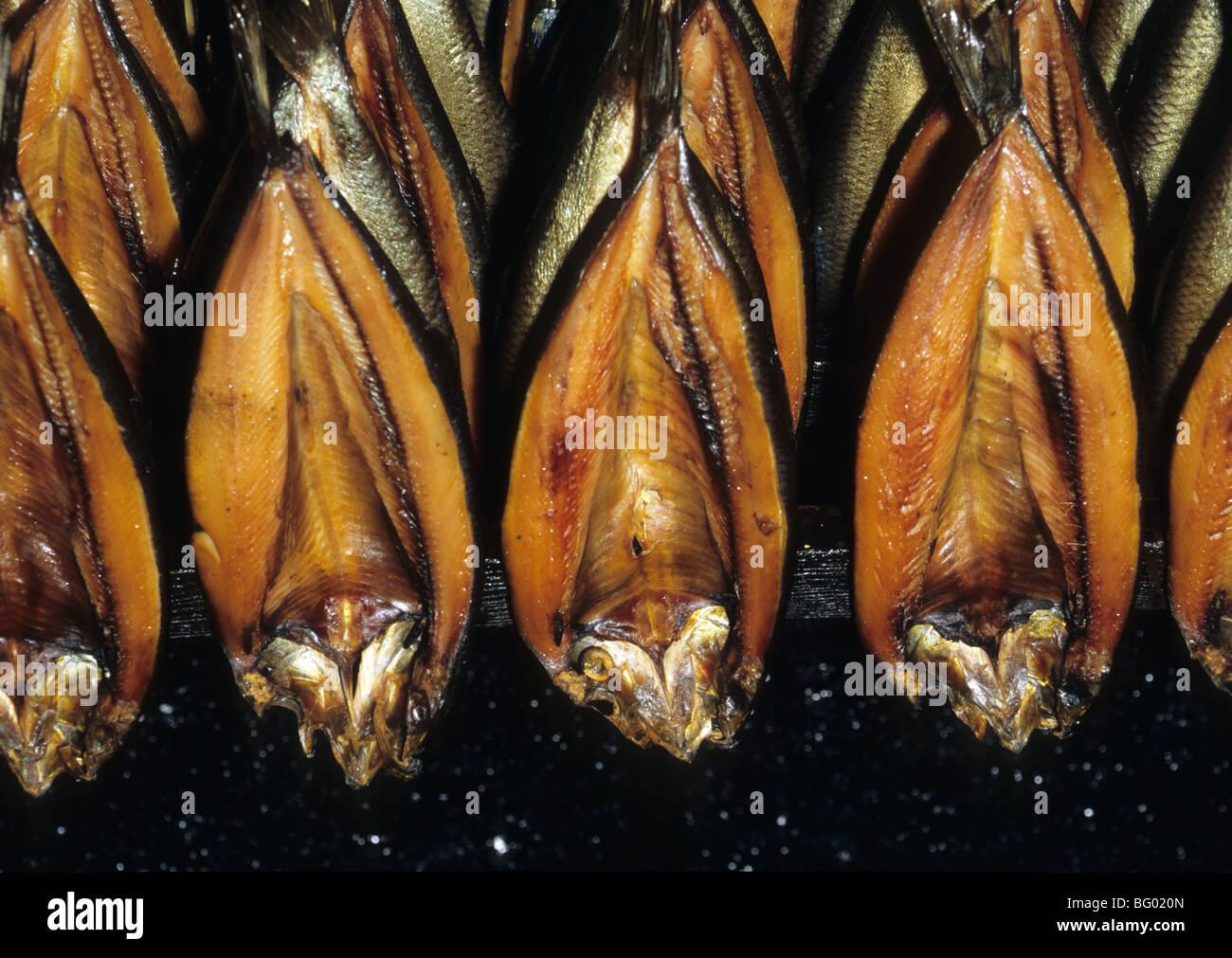 Smoked Fish In Smoke House Stock Photo - Alamy