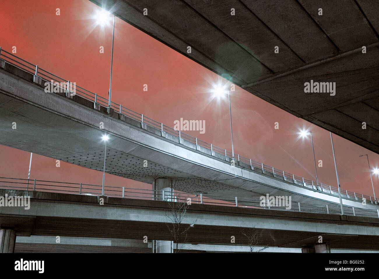 Flyover railing hi-res stock photography and images - Alamy