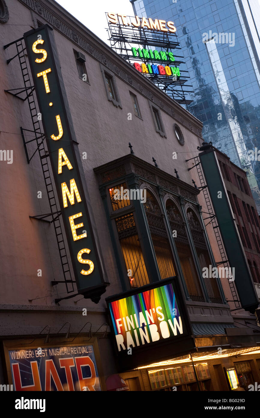 Broadway Theater Marquee, NYC Stock Photo - Alamy