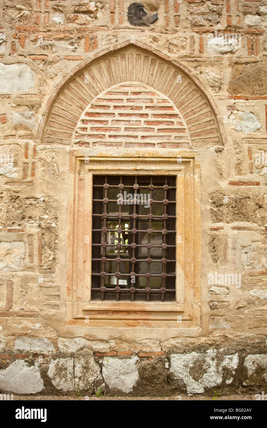 Window, Beli Beg's mosque at Nis Fortress, Southeastern Serbia, built ...