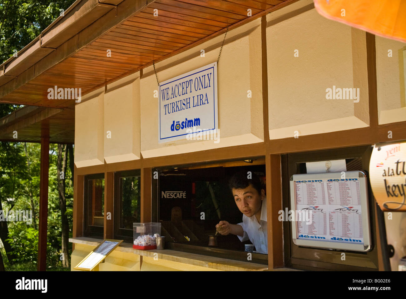 Vendor at Topkapi Palace, Sultanahmet, Istanbul, Turkey. © Myrleen ...