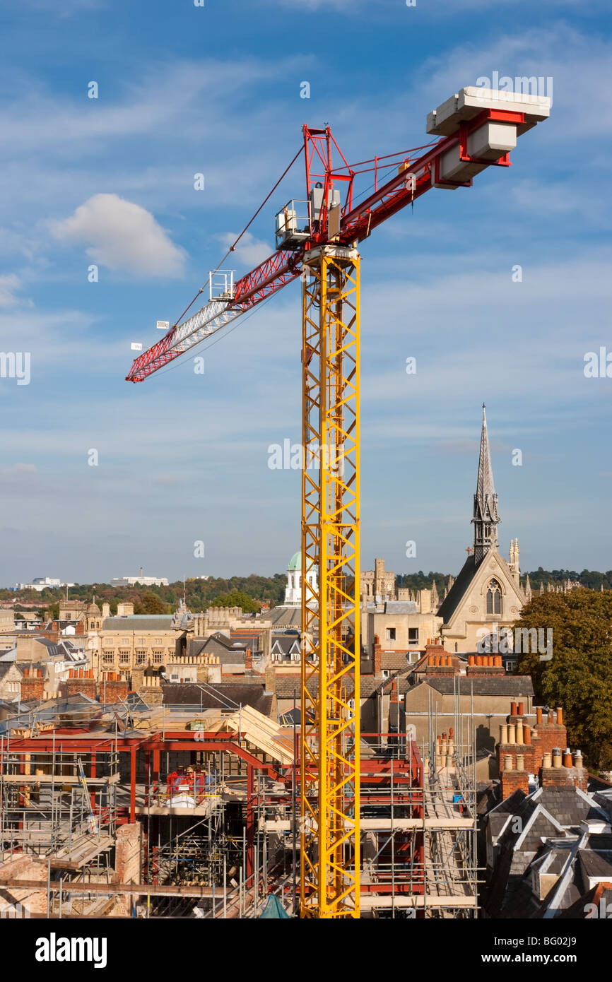 Crane and scaffolding Stock Photo - Alamy
