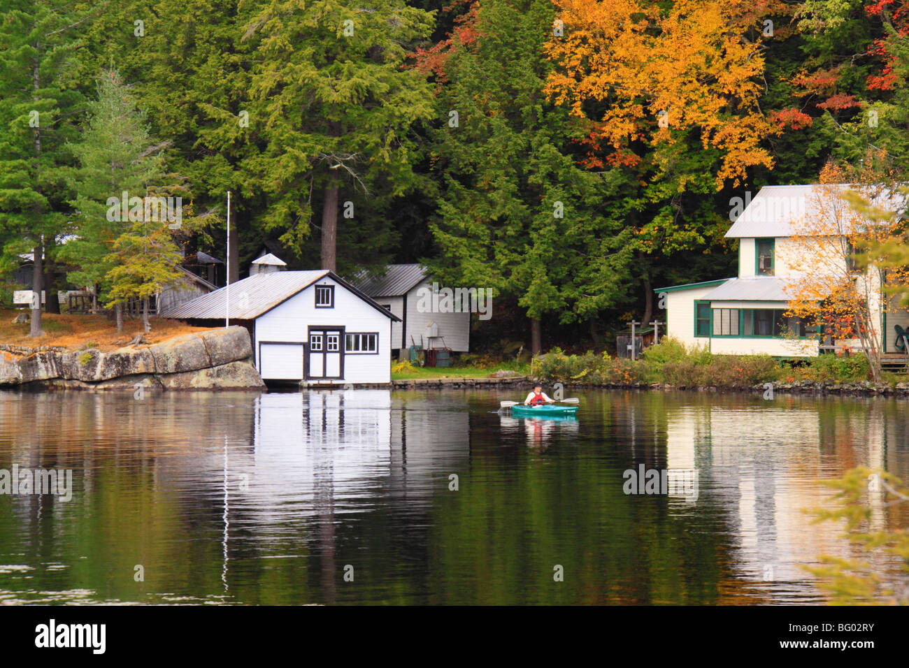 Sixth Lake, Inlet, Adirondacks, New York Stock Photo - Alamy