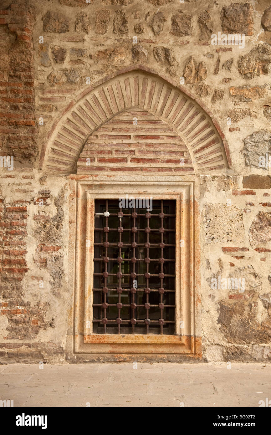 Window of Beli Beg's mosque at Nis Fortress, Southeastern Serbia, built ...