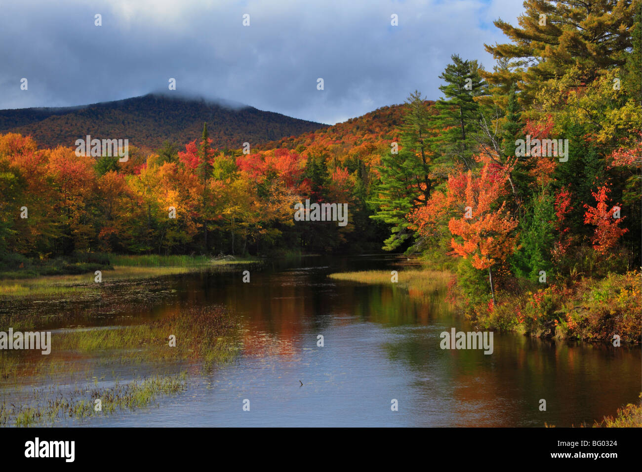 Lewey Lake, Indian Lake, Adirondacks, New York Stock Photo - Alamy