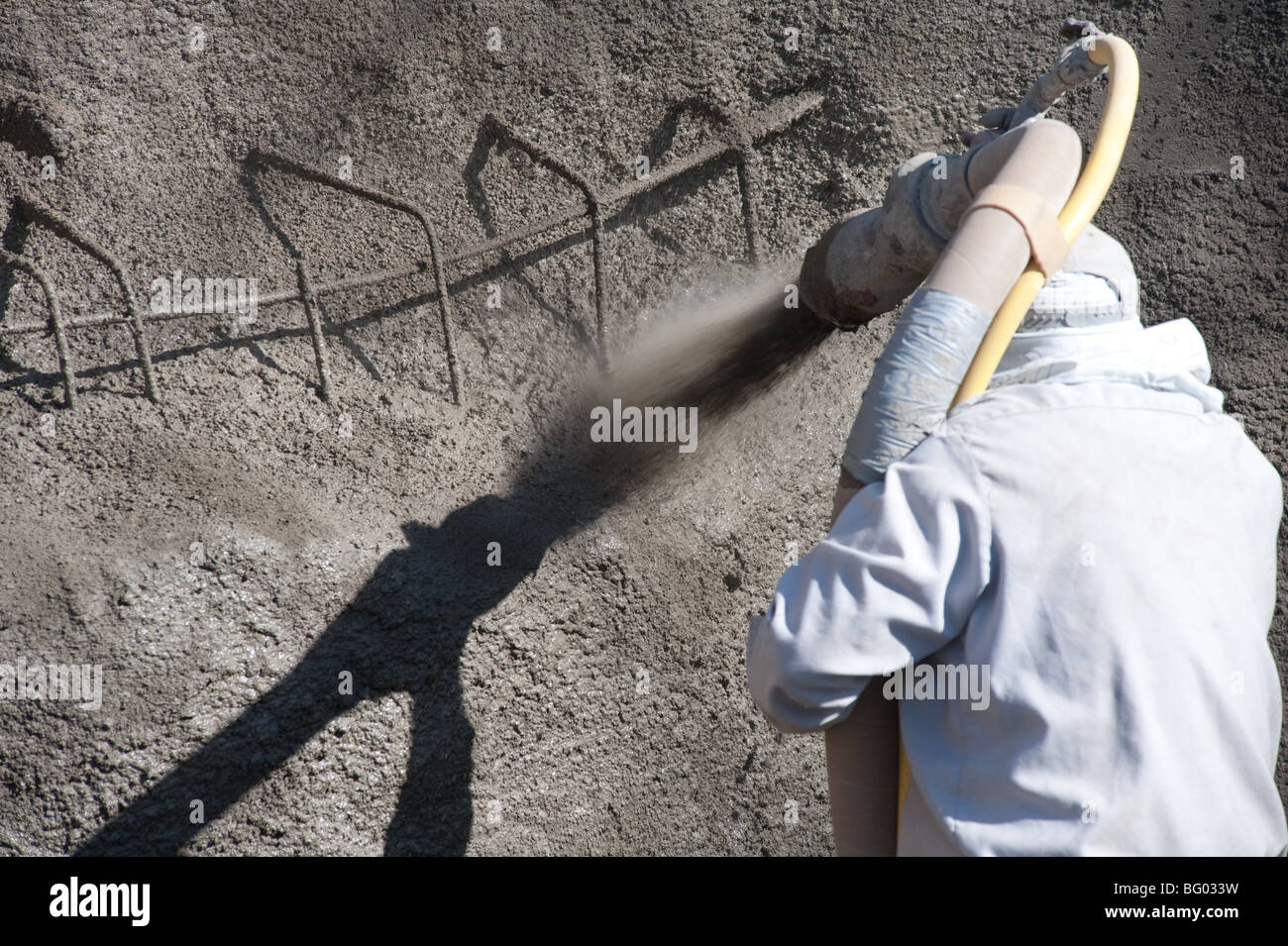 Concrete spray machine hi-res stock photography and images - Alamy
