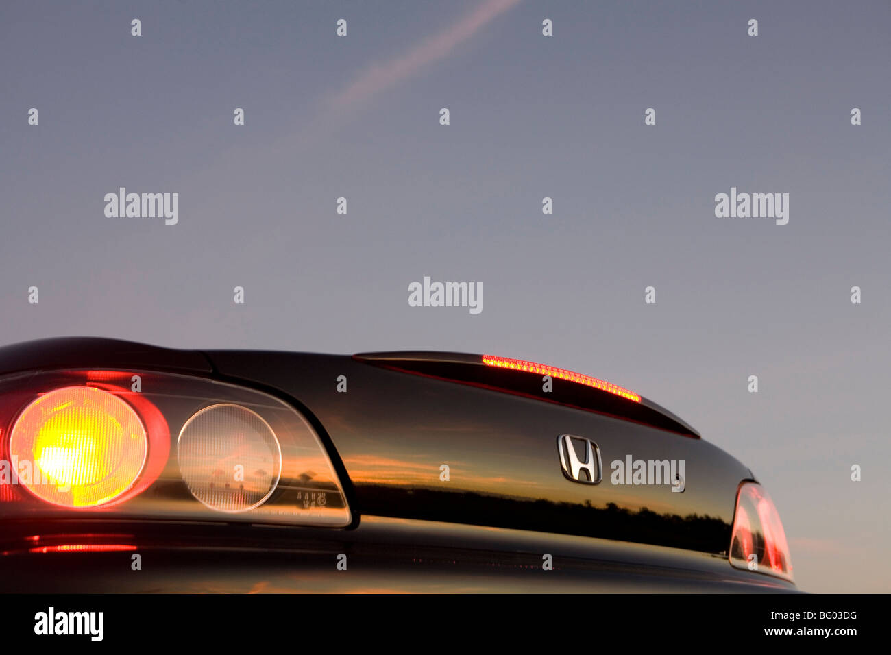 honda S2000 rear lights at sunset Stock Photo - Alamy