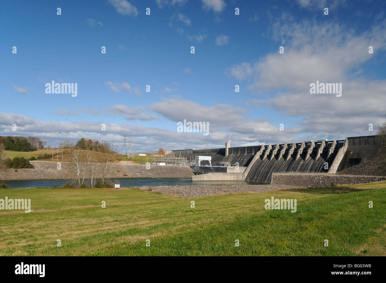 Cherokee Dam in Jefferson County Tennessee USA. Hydroelectric power ...