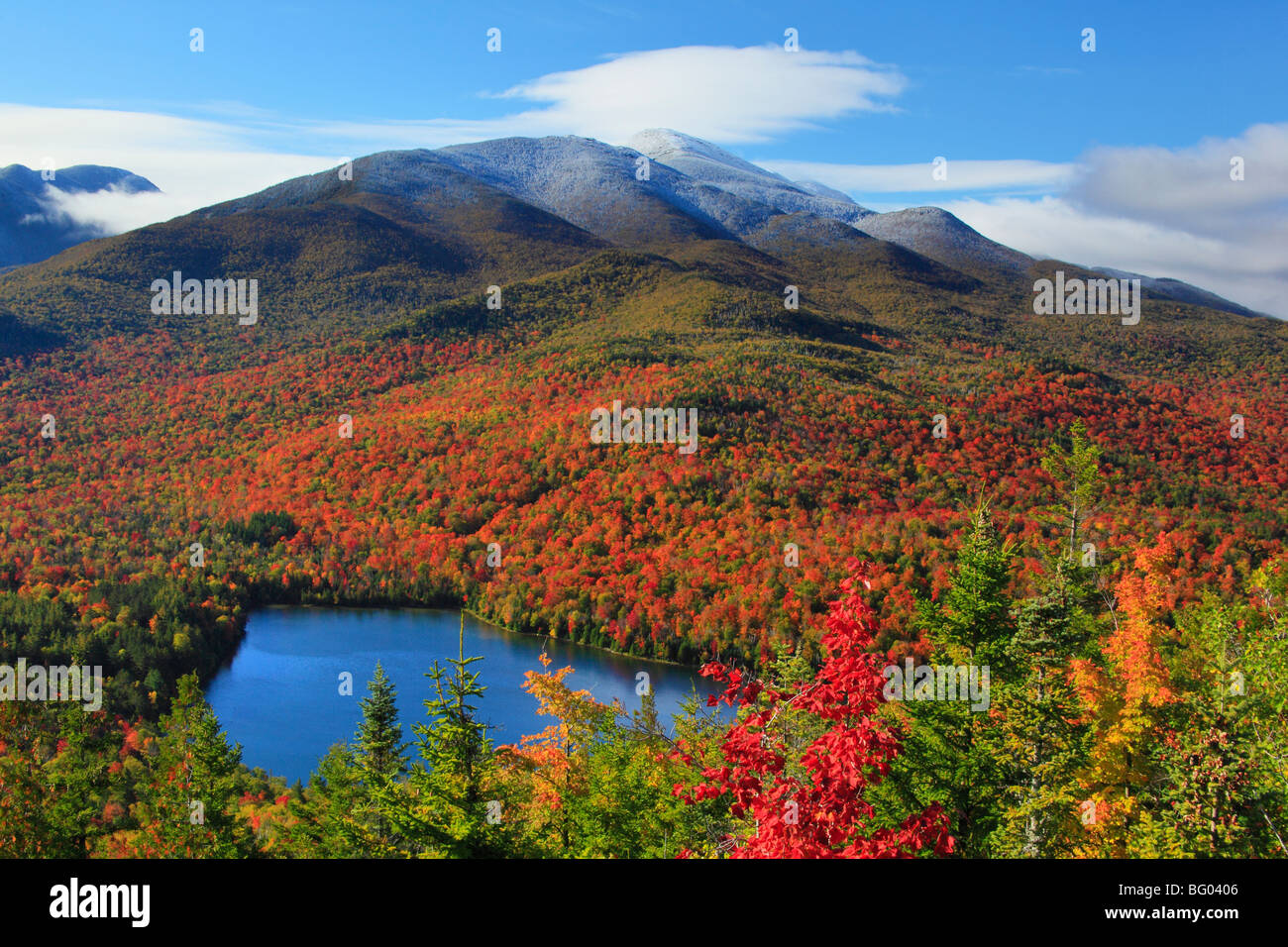View of Heart Lake From Mount Jo, North Elba, Adirondacks, New York ...
