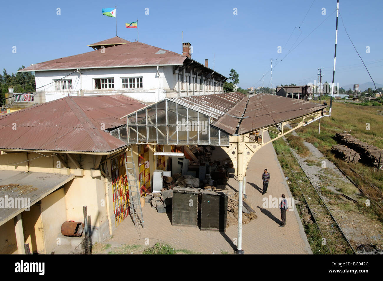 Central Train Station, Downtown addis ababa ethiopia Stock Photo - Alamy