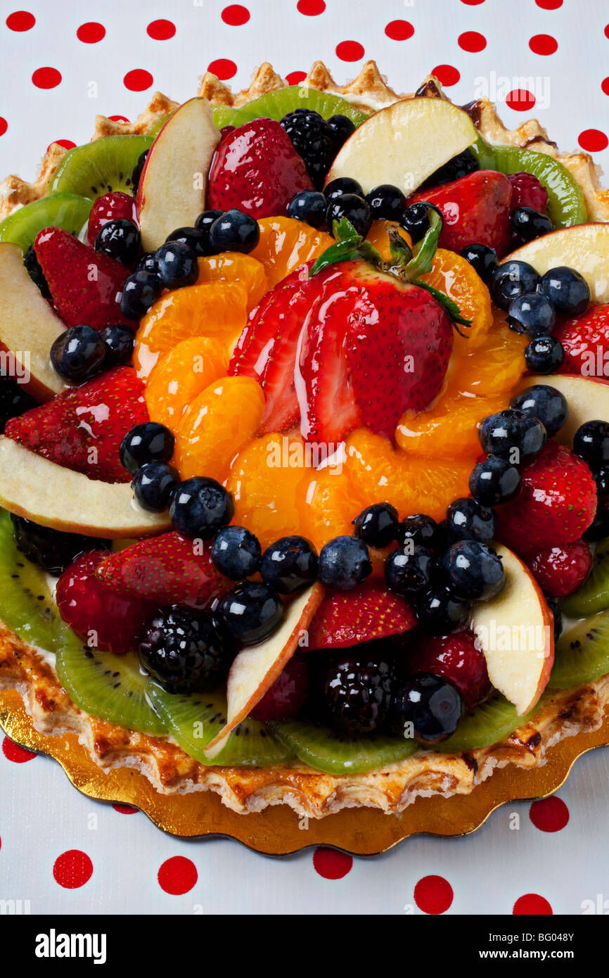 Fruit tart pie sweet treats still life Stock Photo - Alamy