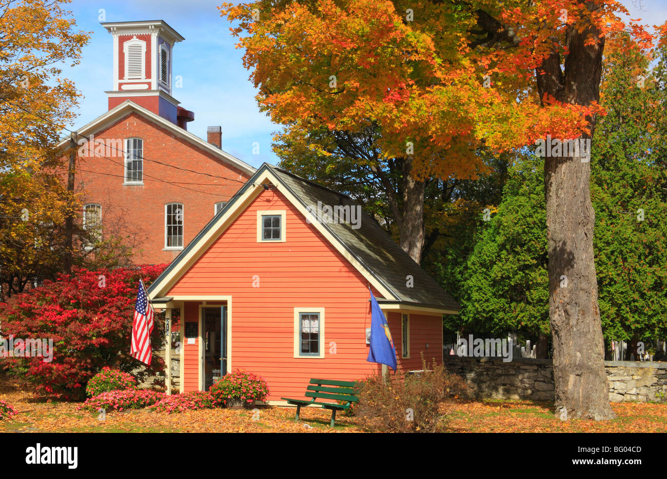Visitor Center, Chester, Vermont Stock Photo - Alamy