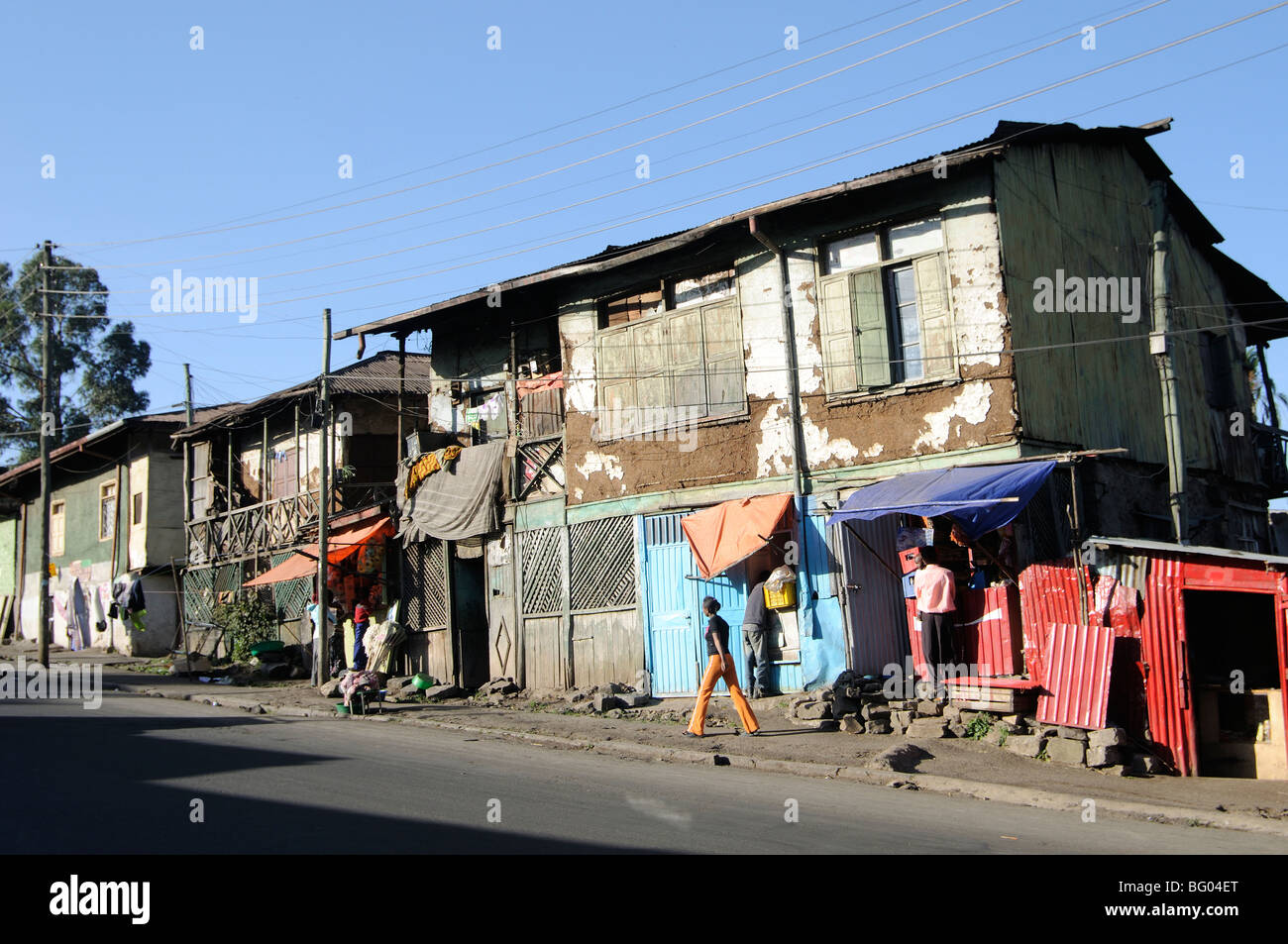 street scene, Piazza addis ababa ethiopia Stock Photo - Alamy