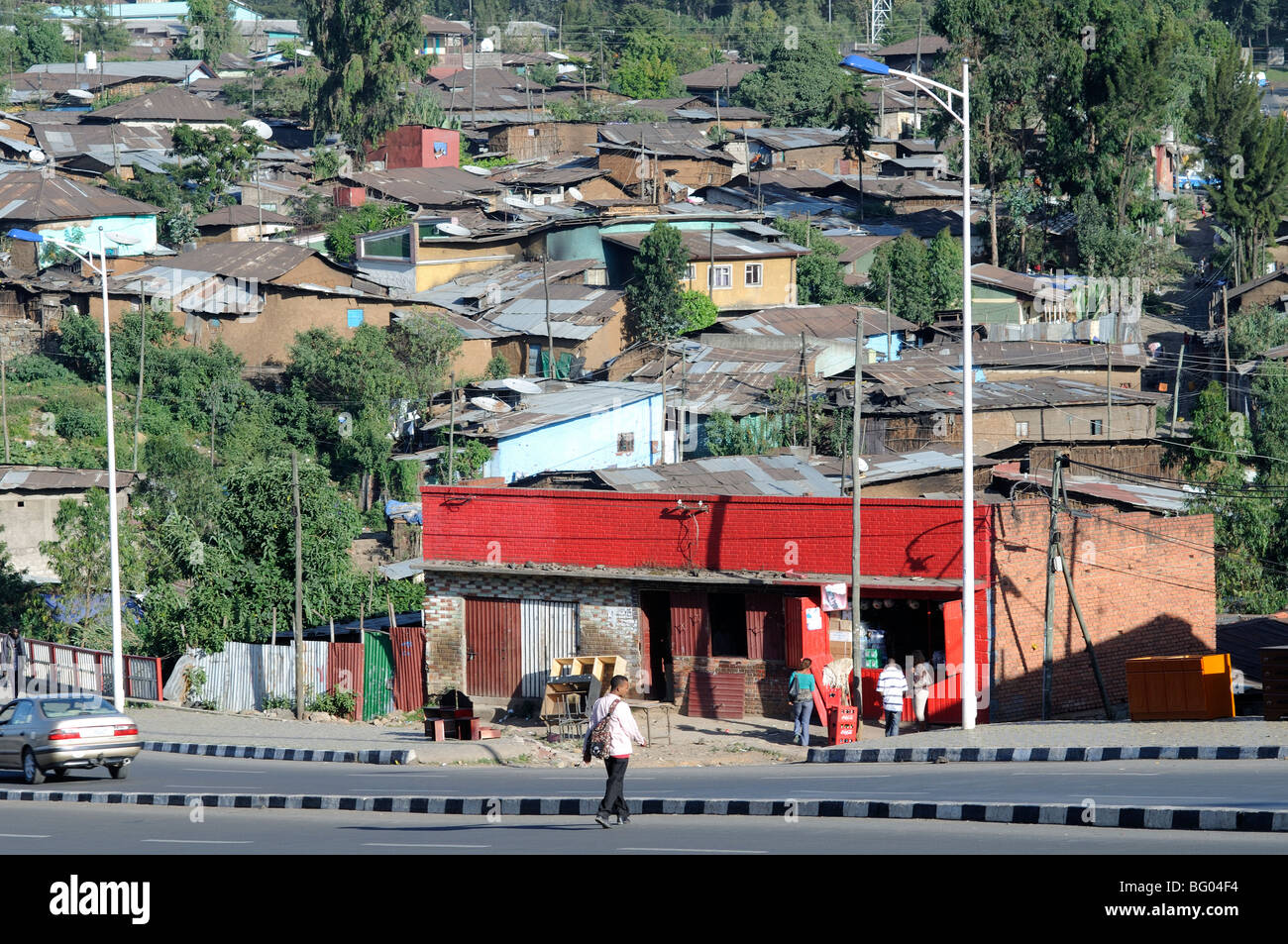 suburbs near Piazza addis ababa ethiopia Stock Photo - Alamy