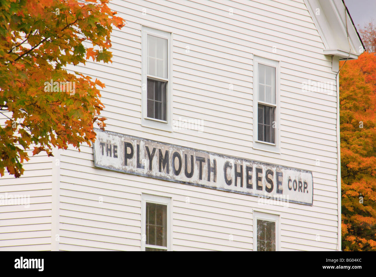 The Plymouth Cheese Corporation, Plymouth, Vermont Stock Photo - Alamy