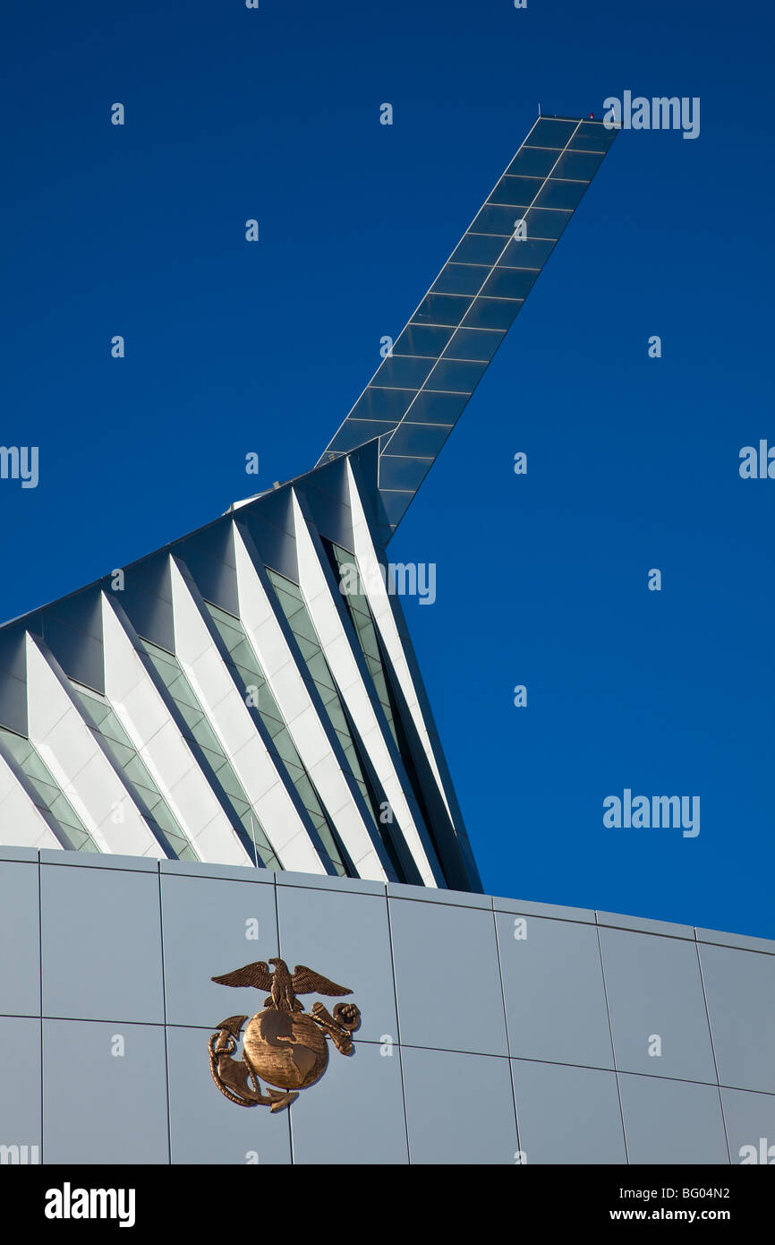 Exterior of the National Museum of the Marine Corps in Quantico, VA ...