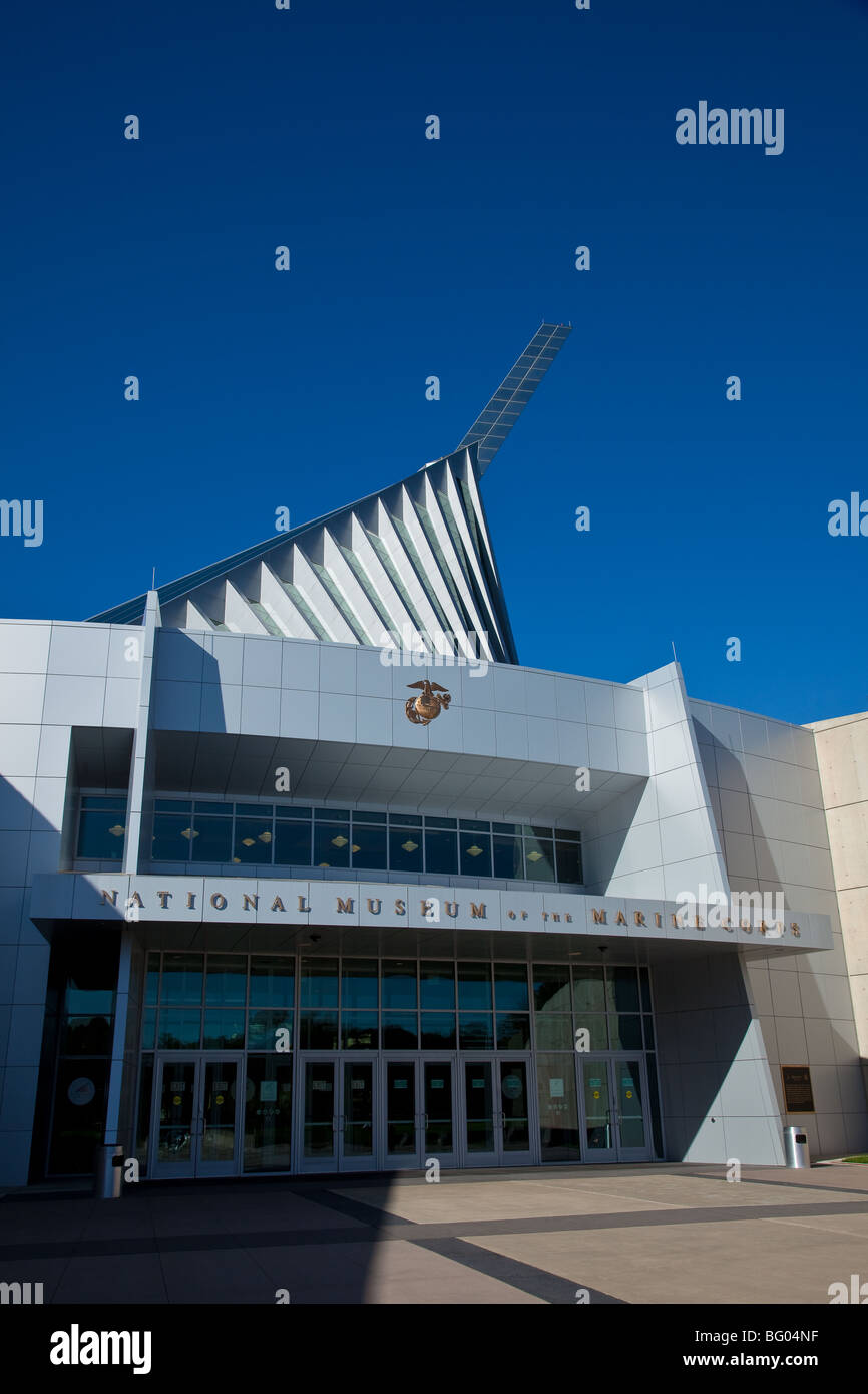 Exterior of the National Museum of the Marine Corps in Quantico, VA ...