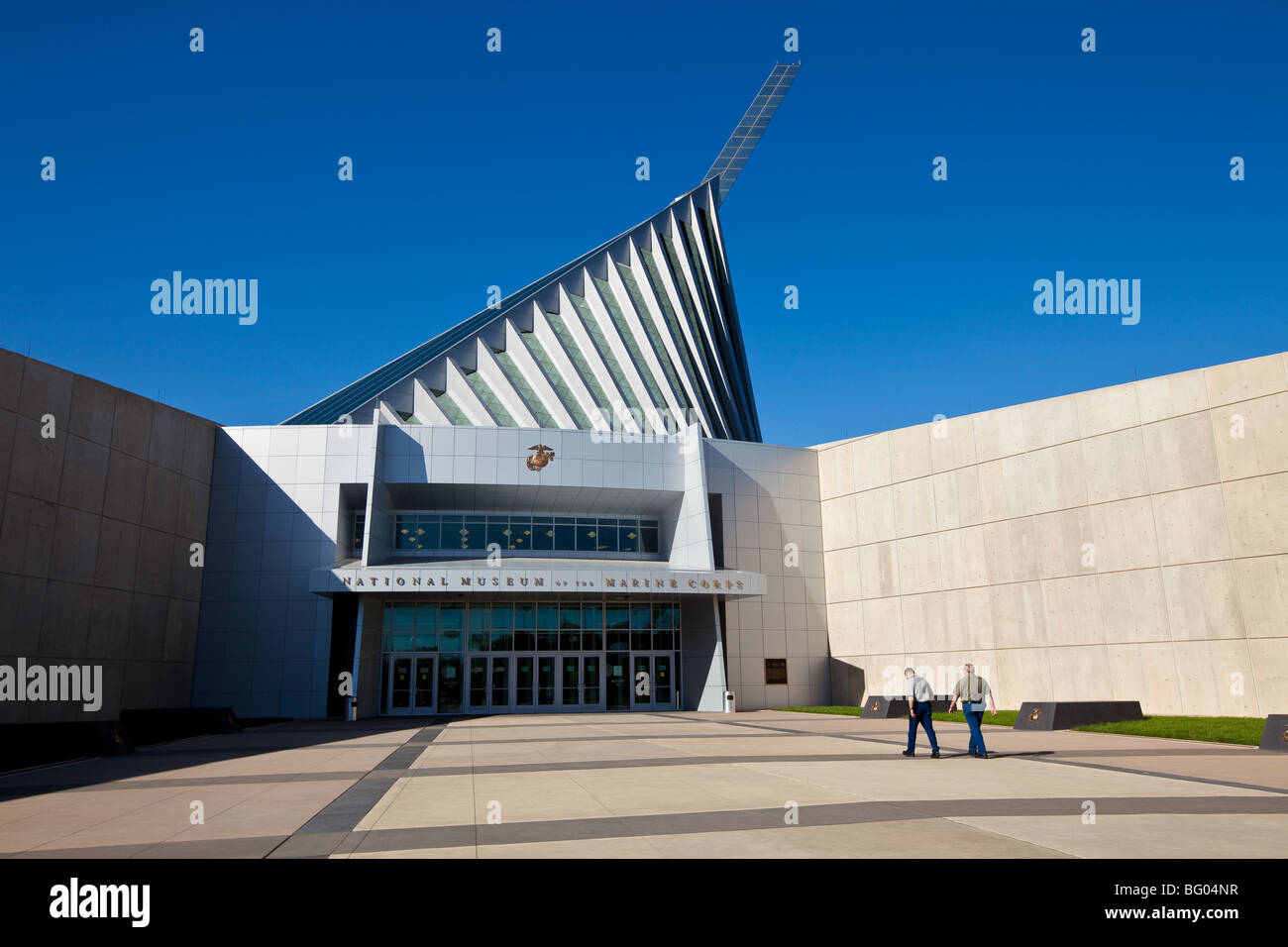 Exterior of the National Museum of the Marine Corps in Quantico, VA ...