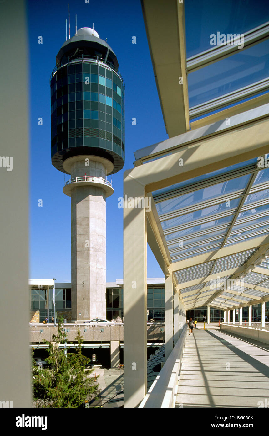 Vancouver international airport terminal control hi-res stock ...