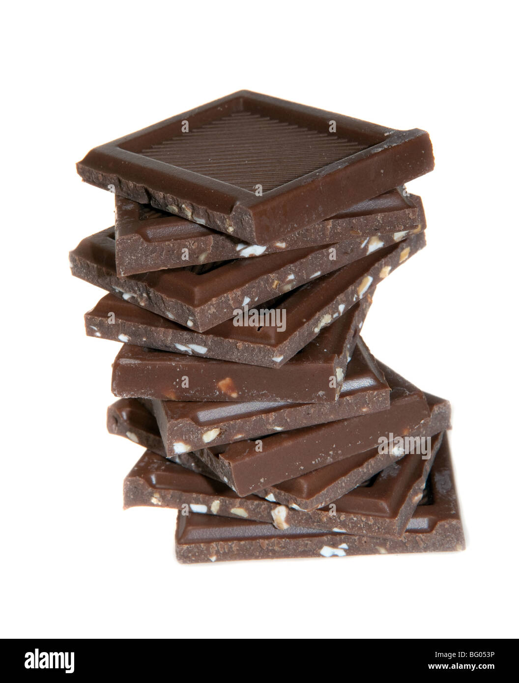 Nut chocolate stack dessert hi-res stock photography and images - Alamy