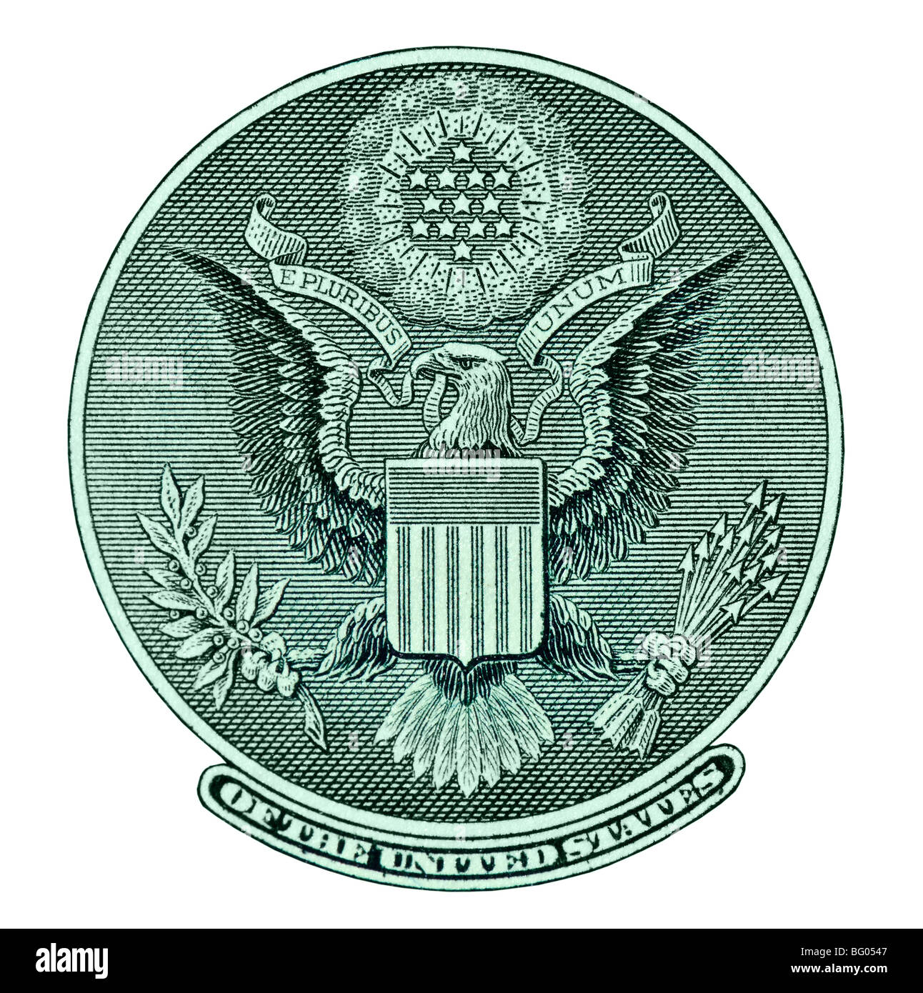 Dollar Bill Eagle Banner