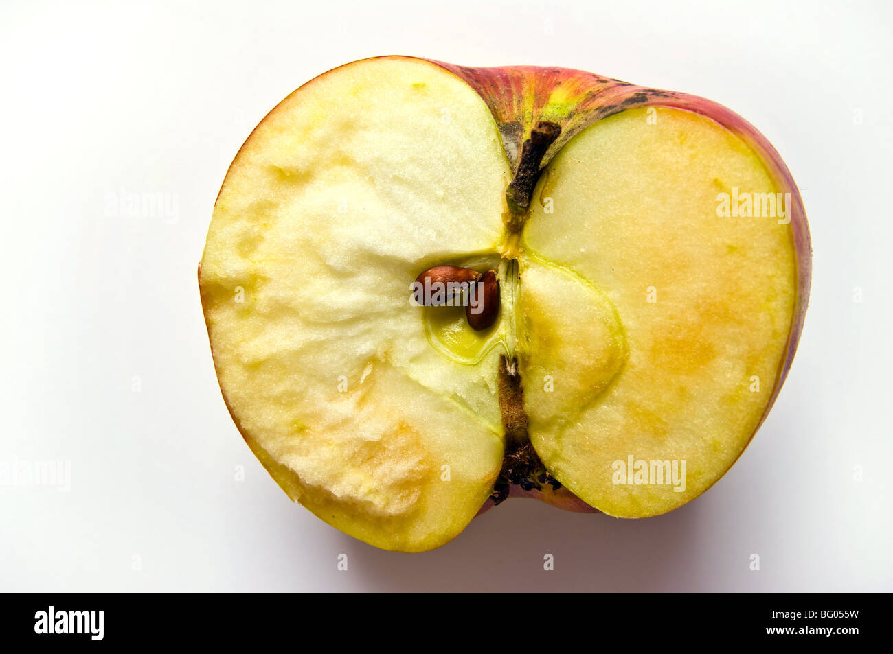 broken apple Stock Photo - Alamy